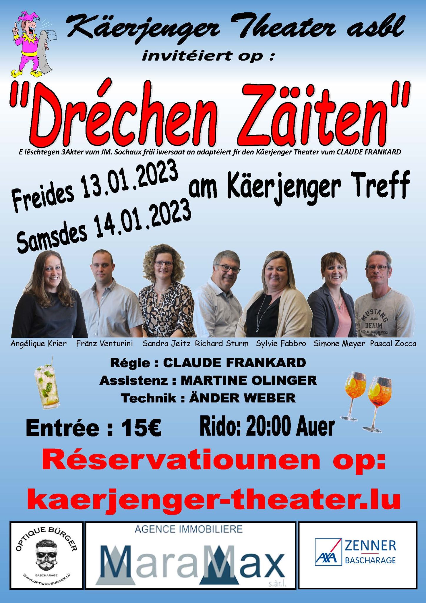 Dréchen Zäiten - Käerjenger Theater - Käerjeng